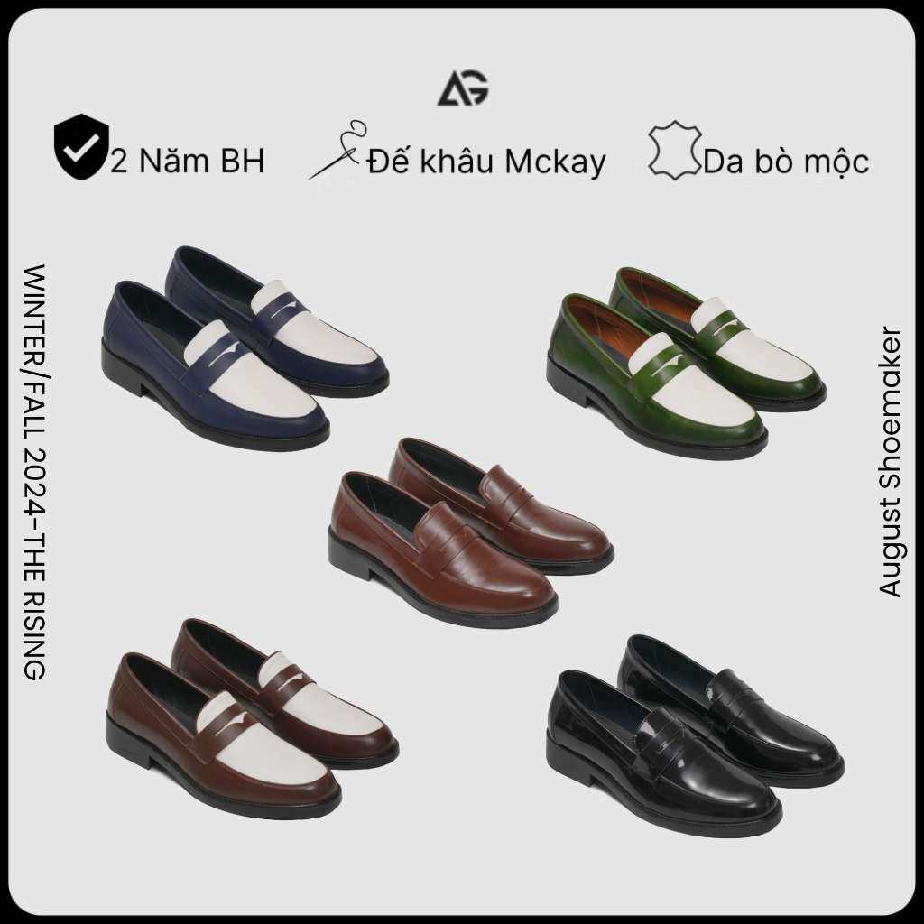 Giày da công sở cao cấp The Rising Loafer bảo hành 24 tháng LF02 ...