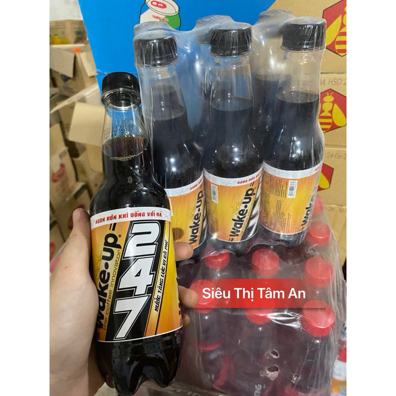 Lốc 6 chai nước tăng lực wakeup 247 vị cà phê | Shopee Việt Nam