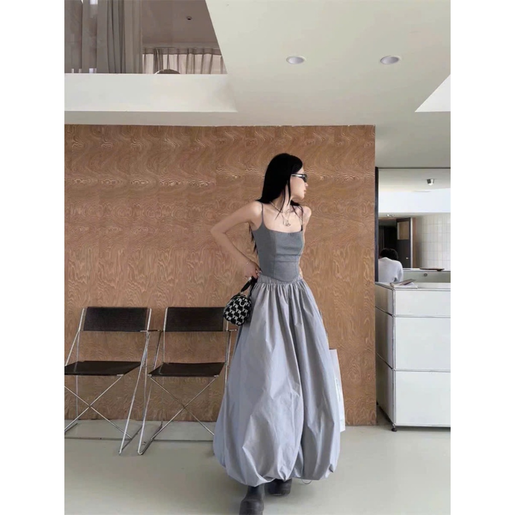 Chân váy bí ngô form dài QC-5439 | Shopee Việt Nam