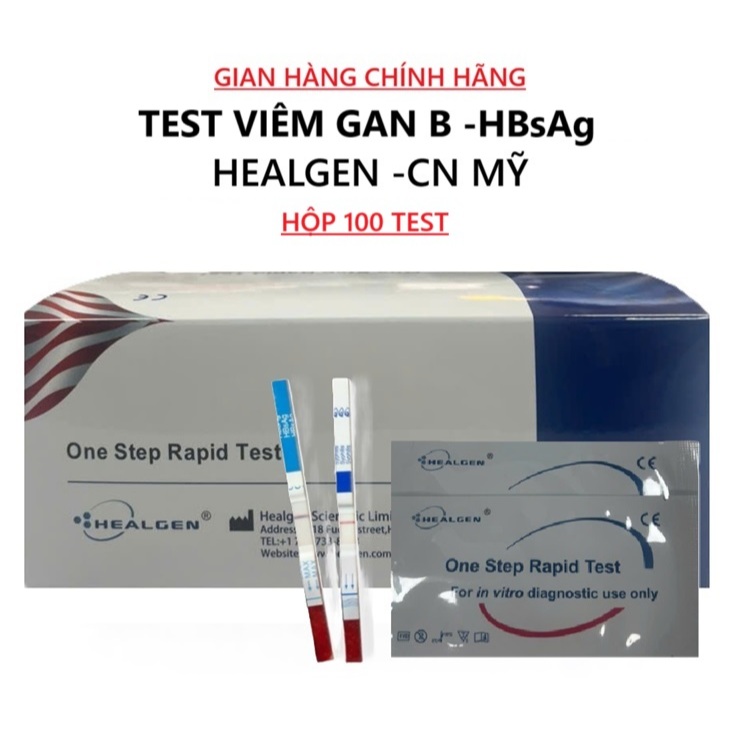 Test Xét Nghiệm Viêm Gan B HBsAg Xét Nghiệm Nhanh [ Hàng Chính Hãng ...