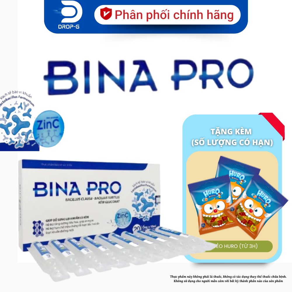 (Chính Hãng) Men Vi Sinh [Bina Pro] - H/ 20 ống10ml | Shopee Việt Nam