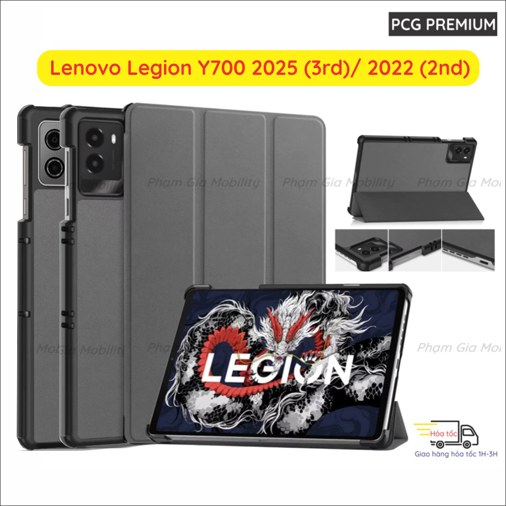 Bao da Lenovo Legion Y700 2025 (gen 3 rd)/ Y700 2022 (gen 2nd) cao cấp, siêu bền, chống xem phim ...