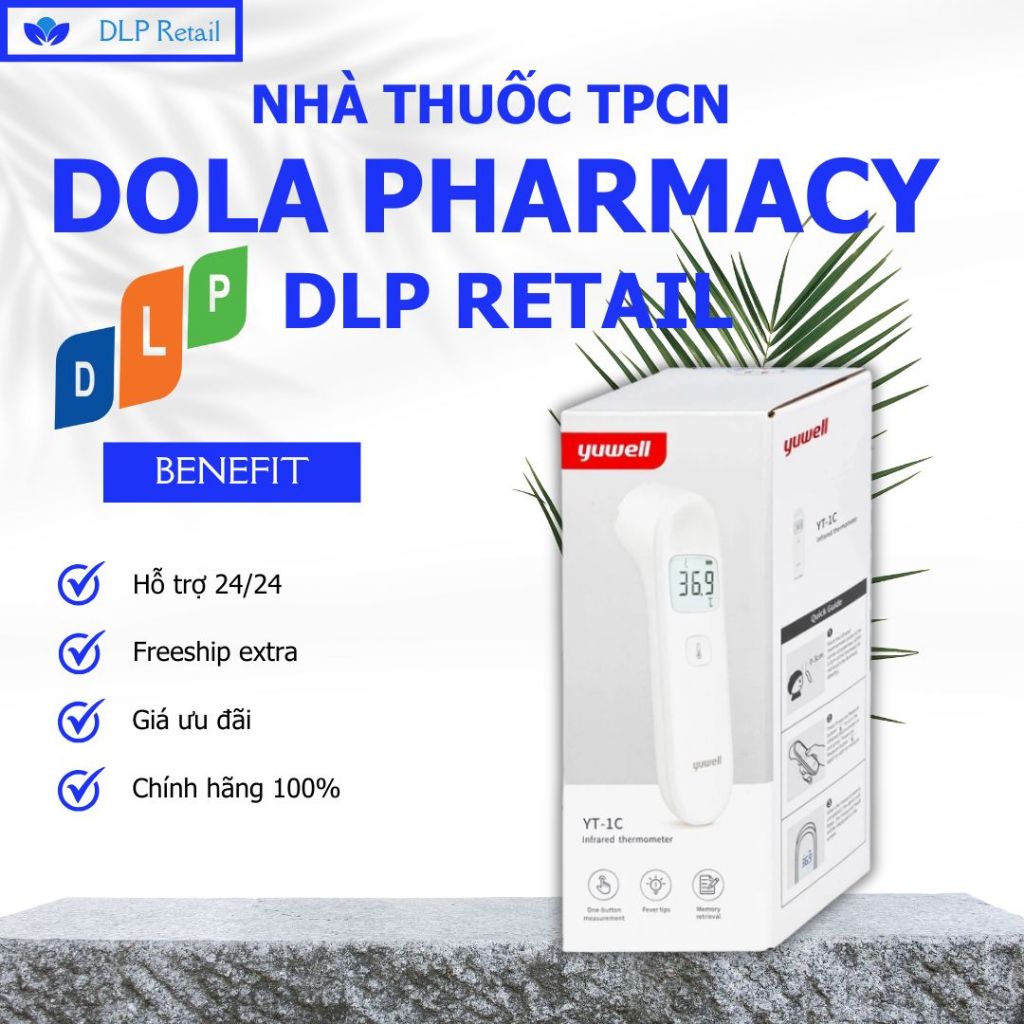 Nhiệt kế hồng ngoại Yuwell YT-1C đo nhiệt độ cơ thể - Nhà thuốc Long Châu FPT | Shopee Việt Nam
