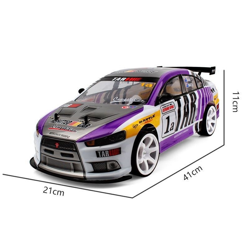siêu xe điều khiển rc tỉ lệ 1/10 tốc độ cao dẫn động 4 bánh 4wd, drift kèm 4 bánh bám đường, pin ...