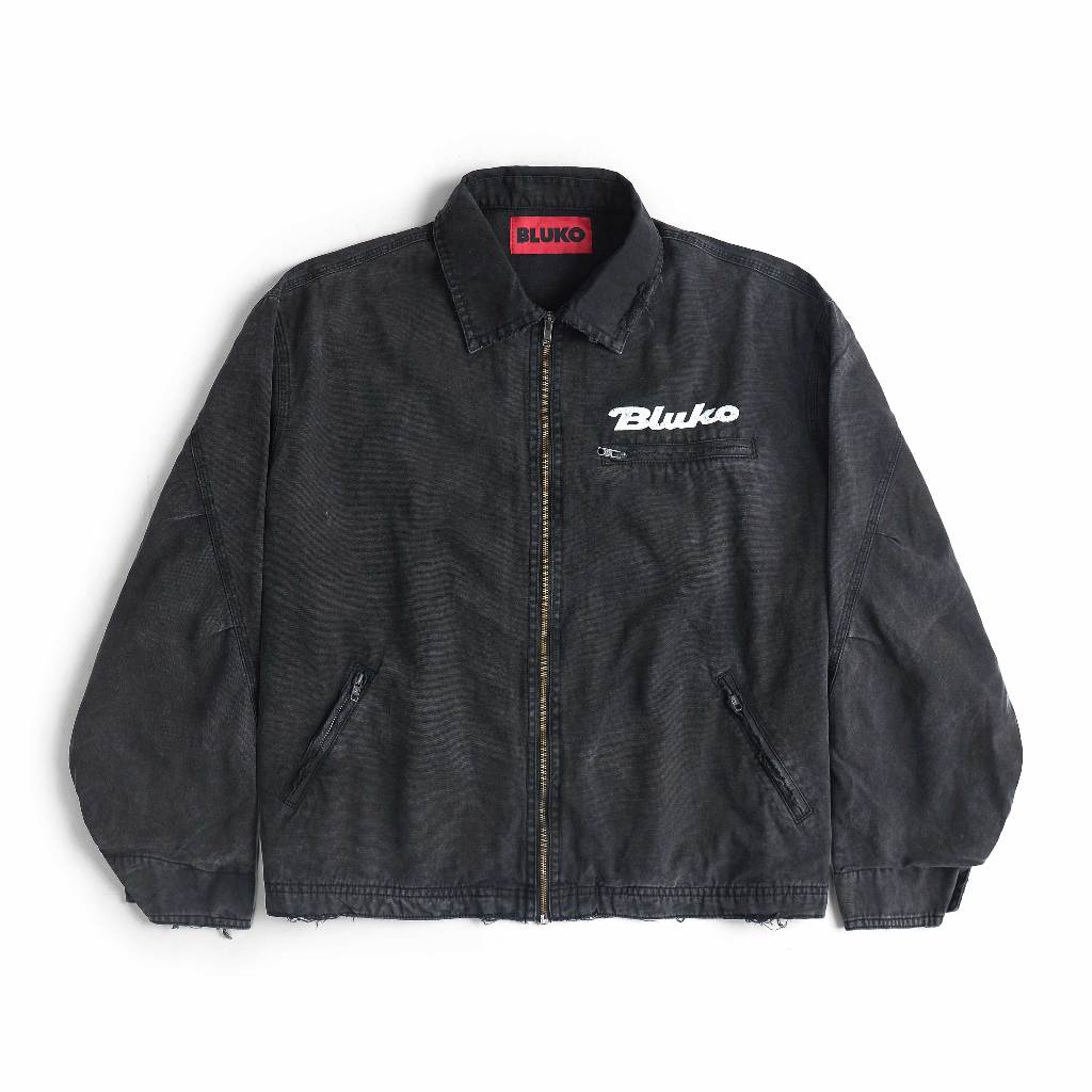 Áo Khoác WorkWear Bluko Black Blanket Lined Work Jacket | Shopee Việt Nam