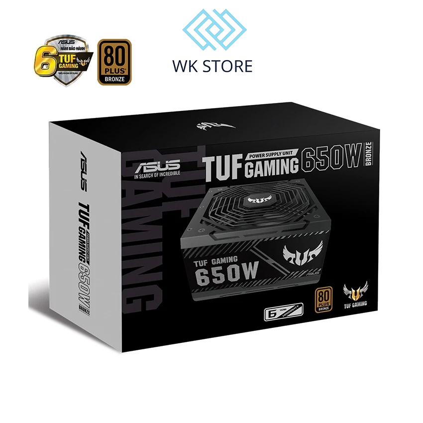 Nguồn Asus Tuf Gaming 650B 650W Bronze 80 Plus Mới ( Bảo Hành 72 Tháng ) | Shopee Việt Nam