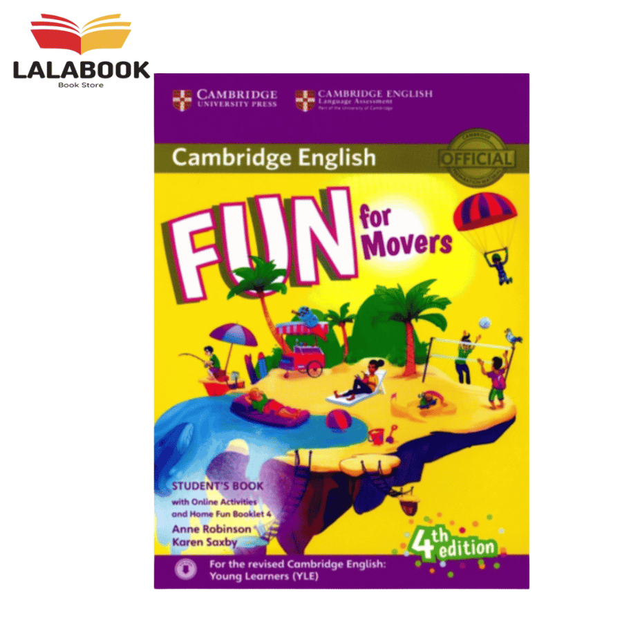 Sách - Fun for Movers bản 4th edition tặng kèm file nghe, bản đẹp | Shopee Việt Nam