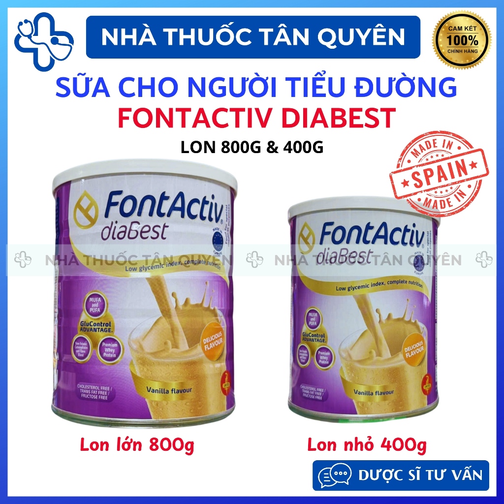 [Hàng công ty] Sữa Fontactiv Diabest dành cho người tiểu đườn | Shopee ...