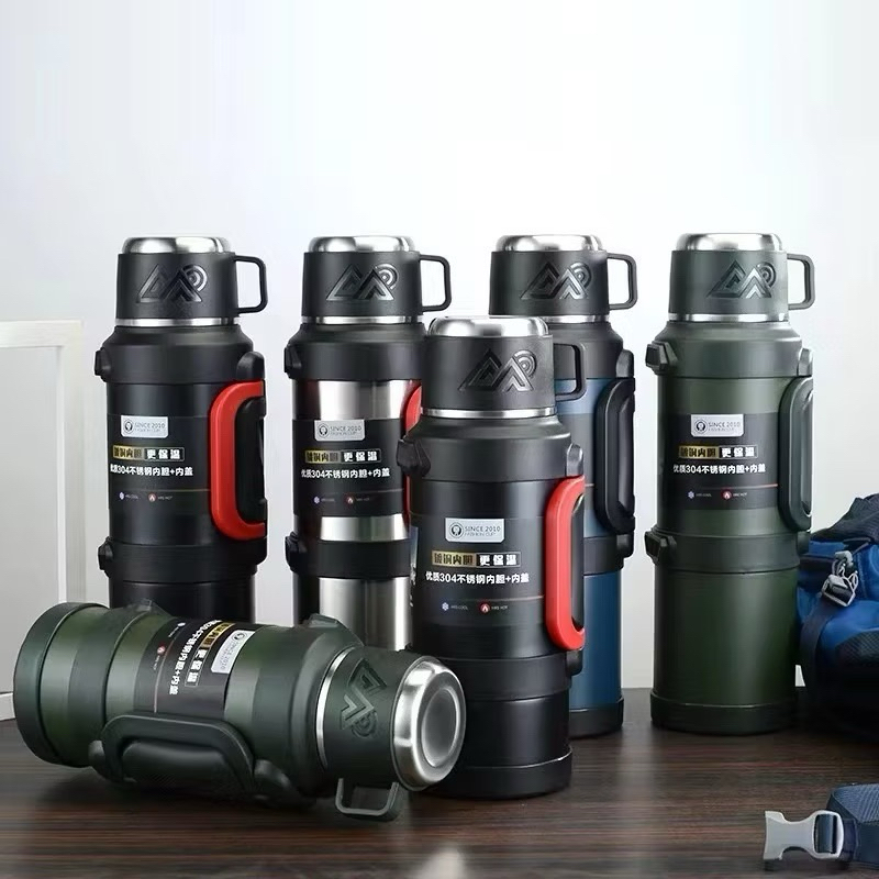 Bình giữ nhiệt inox 316 SYUA SY042 cao cấp size 1300ml 1700ml 2000ml 3200ml có lõi lọc trà dây ...