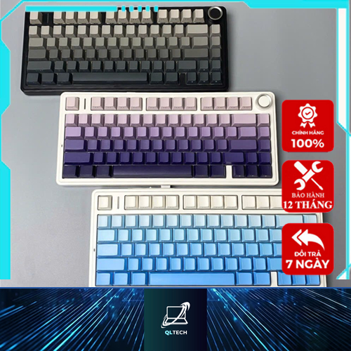 Bàn Phím AULA F75 Cơ Học RGB (Đen/Tím/Xanh) – Chống Ghosting, Key ...