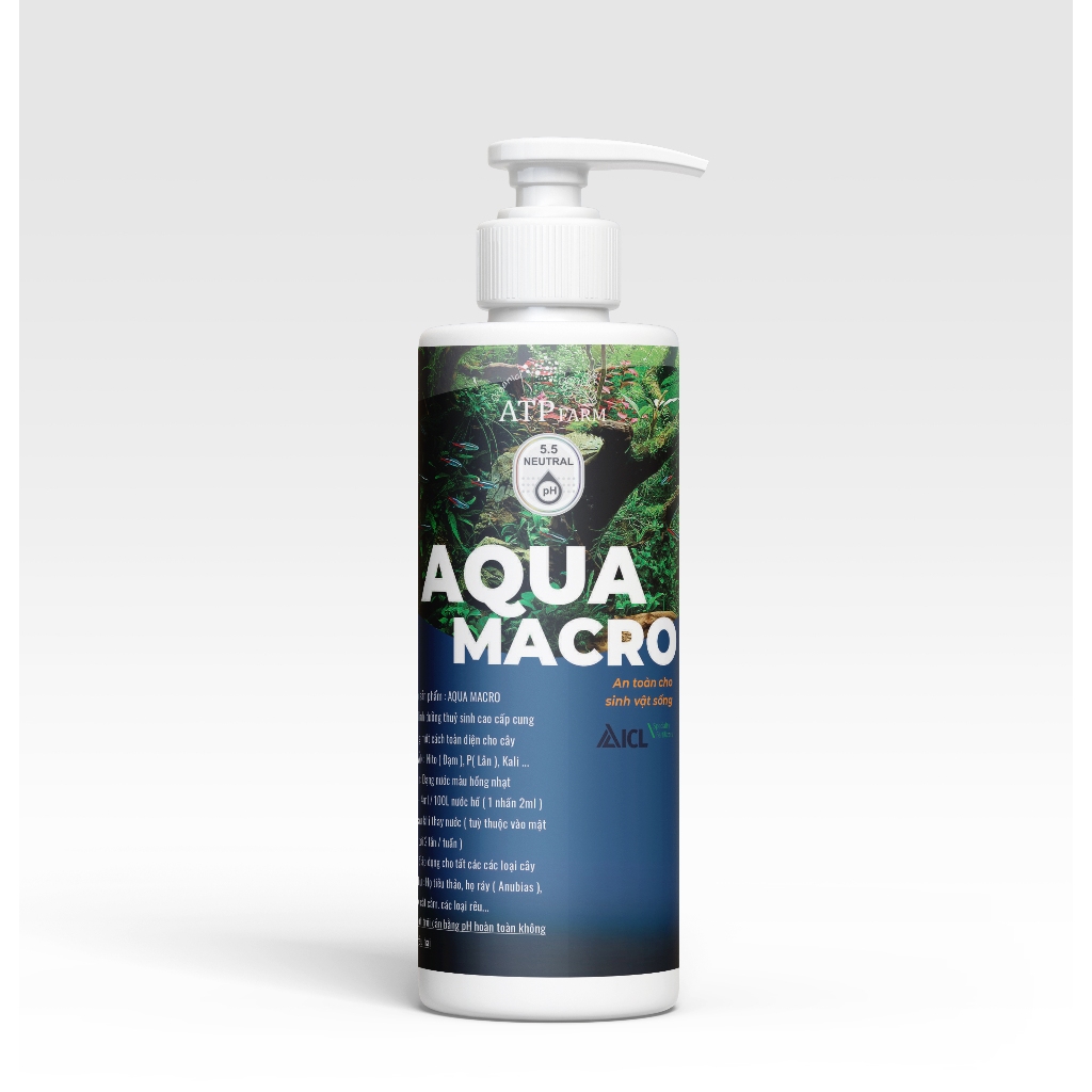 ATP Farm - Aqua Macro Dinh dưỡng đa lượng phân nước thủy sinh - ISRAEL Chai 500mL | Shopee Việt Nam