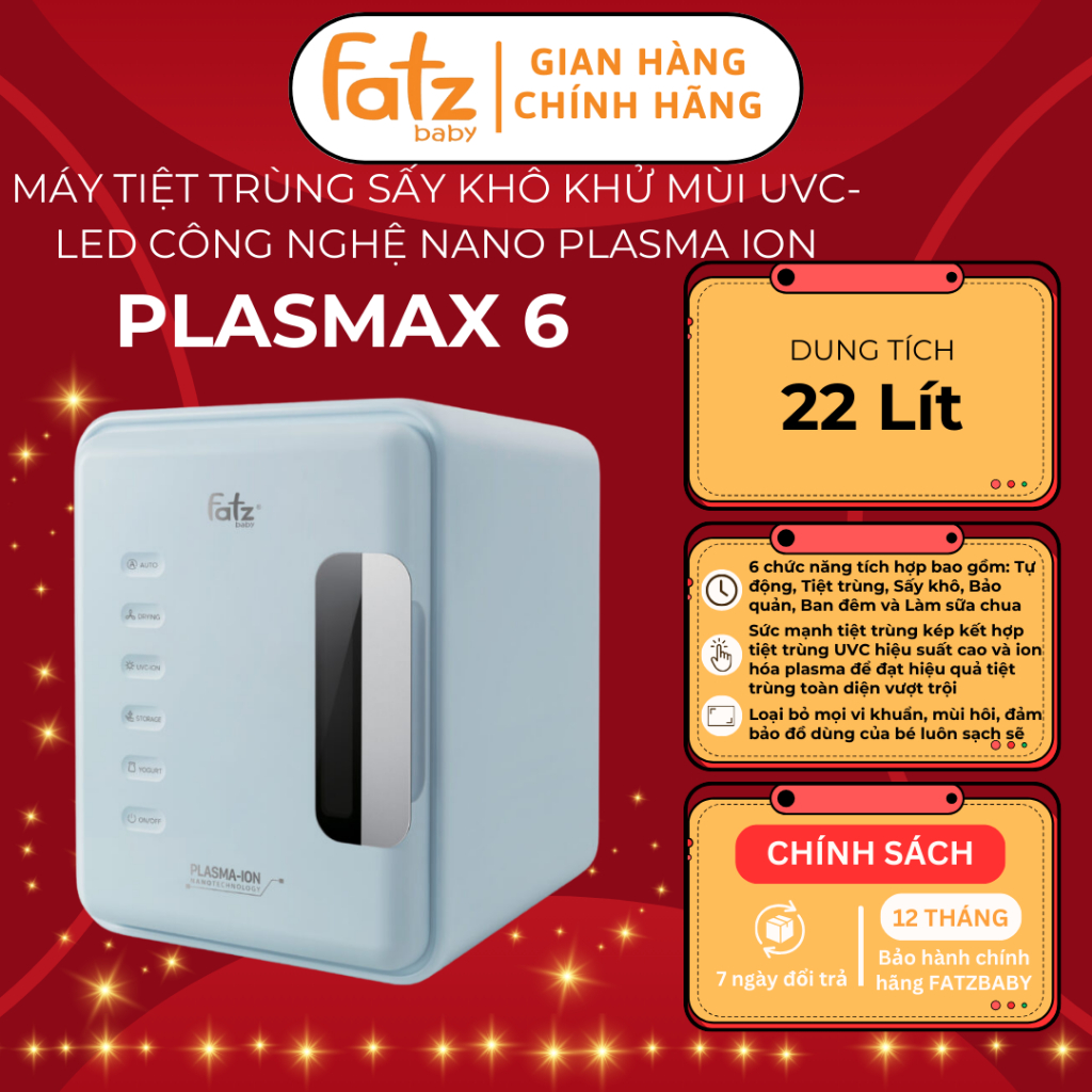 Máy tiệt trùng sấy khô khử mùi UVC-LED công nghệ Nano Plasma Ion ...