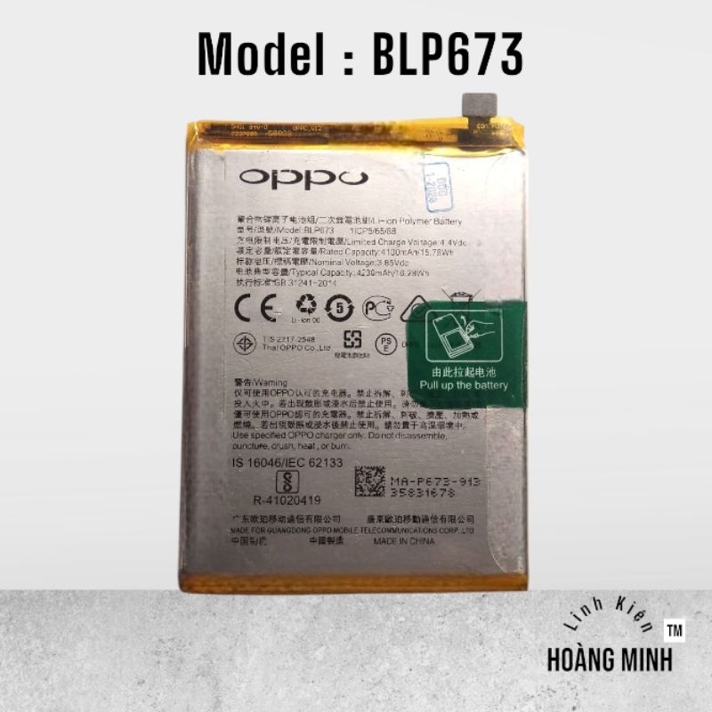 Pin OP A3s / Ax5 / Ax7 (2018) / A5 / A5s / A7 / A8 (2019) / Realme C1 ...