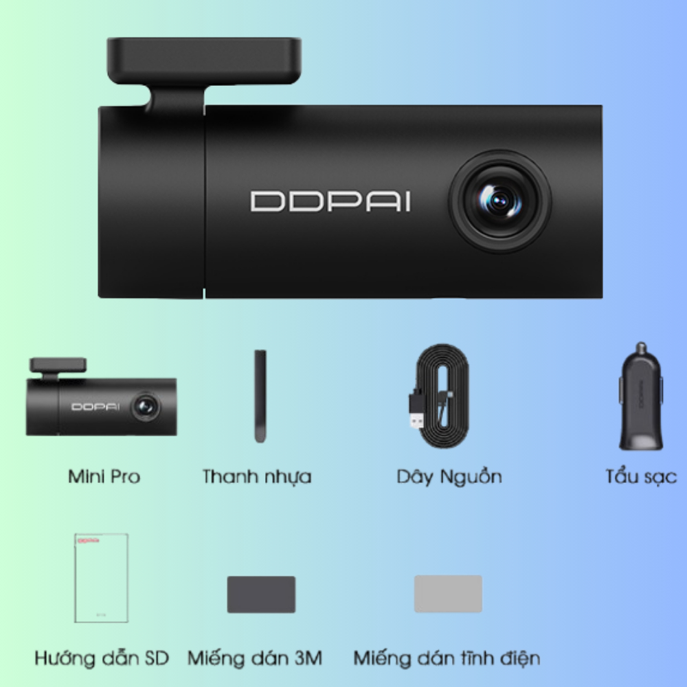 Camera hành trình DDPAI mini Pro 2K - Phiên bản quốc tế | Shopee Việt Nam