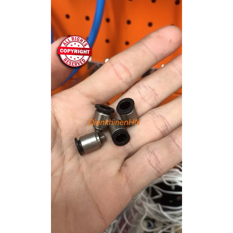 Đầu nối nhanh INOX lắp van xylanh ren m5 - ống 4 , ống 6 - Đầu nối ...