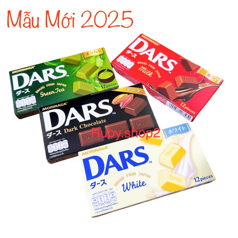Socola Morinaga Dars 5 Vị hàng chuẩn 42g(12 viên/hộp) | Shopee Việt Nam