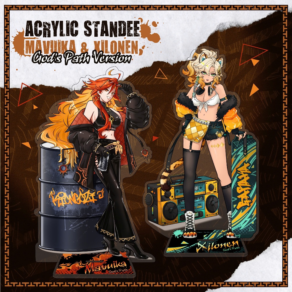 Acrylic Standee - Mavuika & Xilonen God's Path Version. ( Mô Hình ...