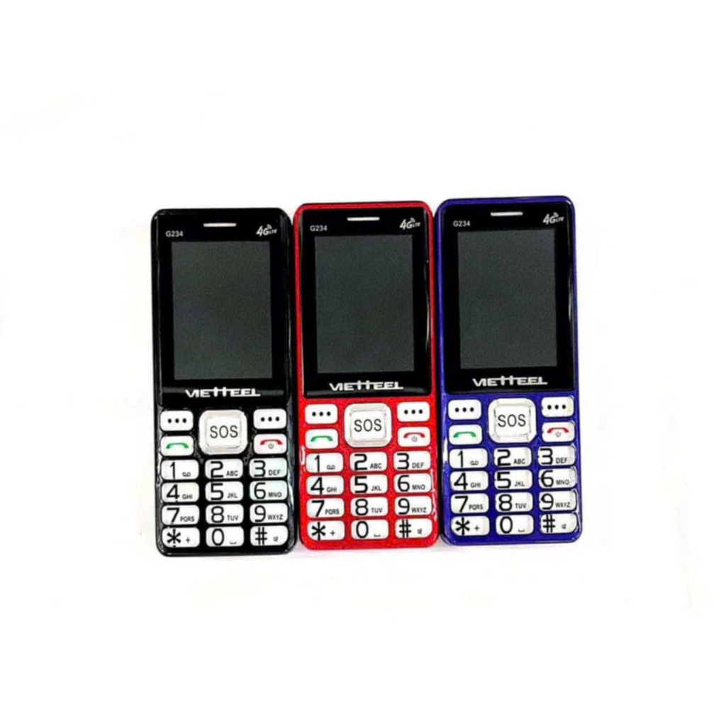 Điện Thoại Dành Cho Người Già Viettel G234 4G Loa To Sóng Khoẻ Pin Trâu ...