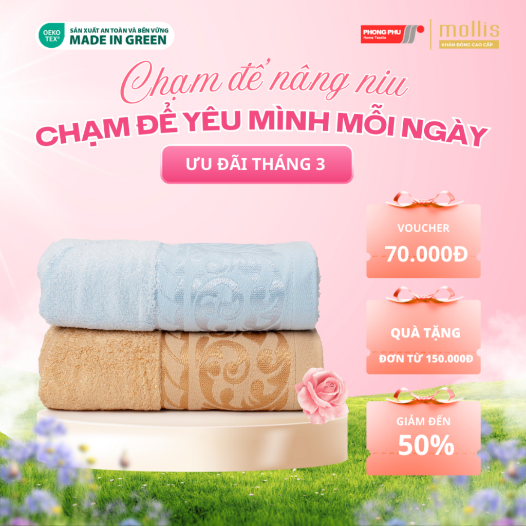 Khăn Tắm Mollis Modal 60x120cm Khăn Cao Cấp Sợi Gỗ Sồi Bề Mặt Bóng Mịn ...