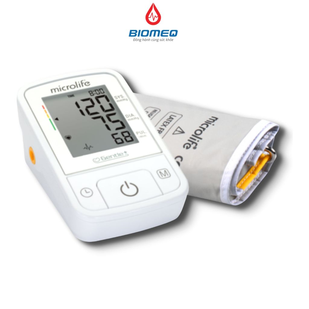 Máy đo huyết áp Microlife A2 Basic công nghệ bơm thông minh Gentle ...