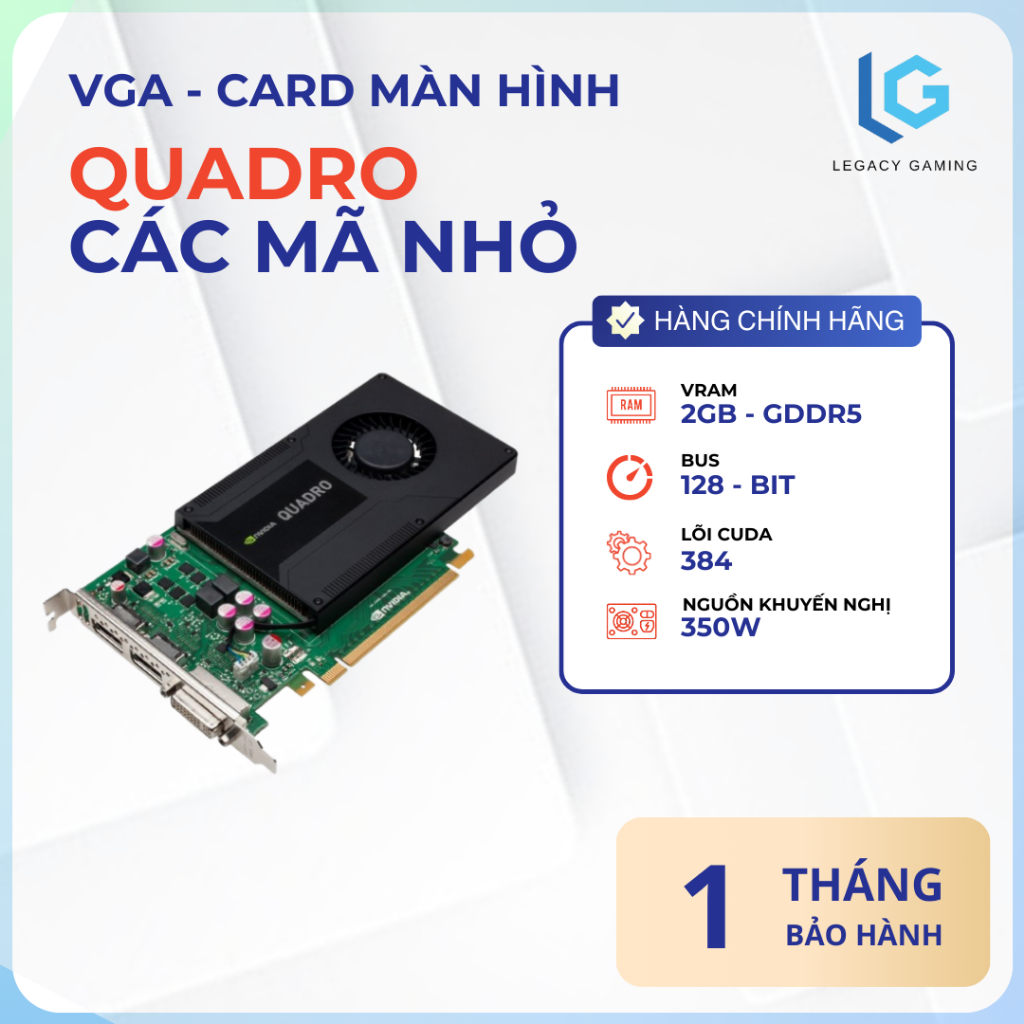 VGA Card màn hình Quadro K2000 - Quadro 2000 - Quadro FX - Bảo hành 1 ...