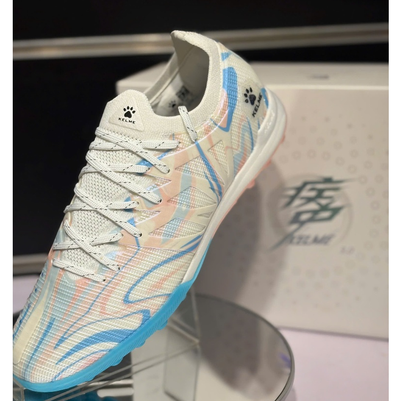 Giày Bóng Đá Kelme White Jade TF – Đinh TF Bám Sân, Upper Thoáng Khí, Form Ôm Chân, Sân Cỏ Nhân ...