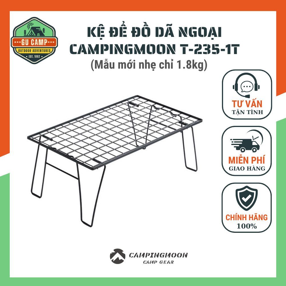 Kệ để đồ dã ngoại Campingmoon T-235-1T & T-235-2T | Thiết kế mới nhẹ hơn phiên bản T-230 cũ 400g ...
