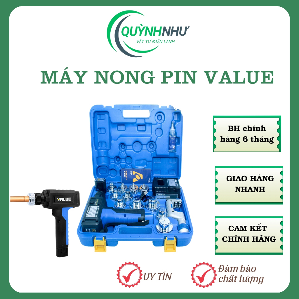 Máy nong ống đồng pin Value VEE-2 ( 10mm - 42mm) nở ống nhanh chóng cho ...