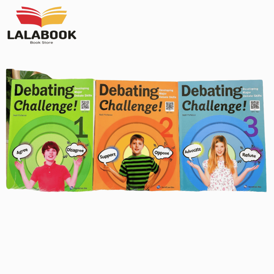 Sách - Debating Challenge - 3 cuốn giấy bóng kèm file nghe và đáp án ...