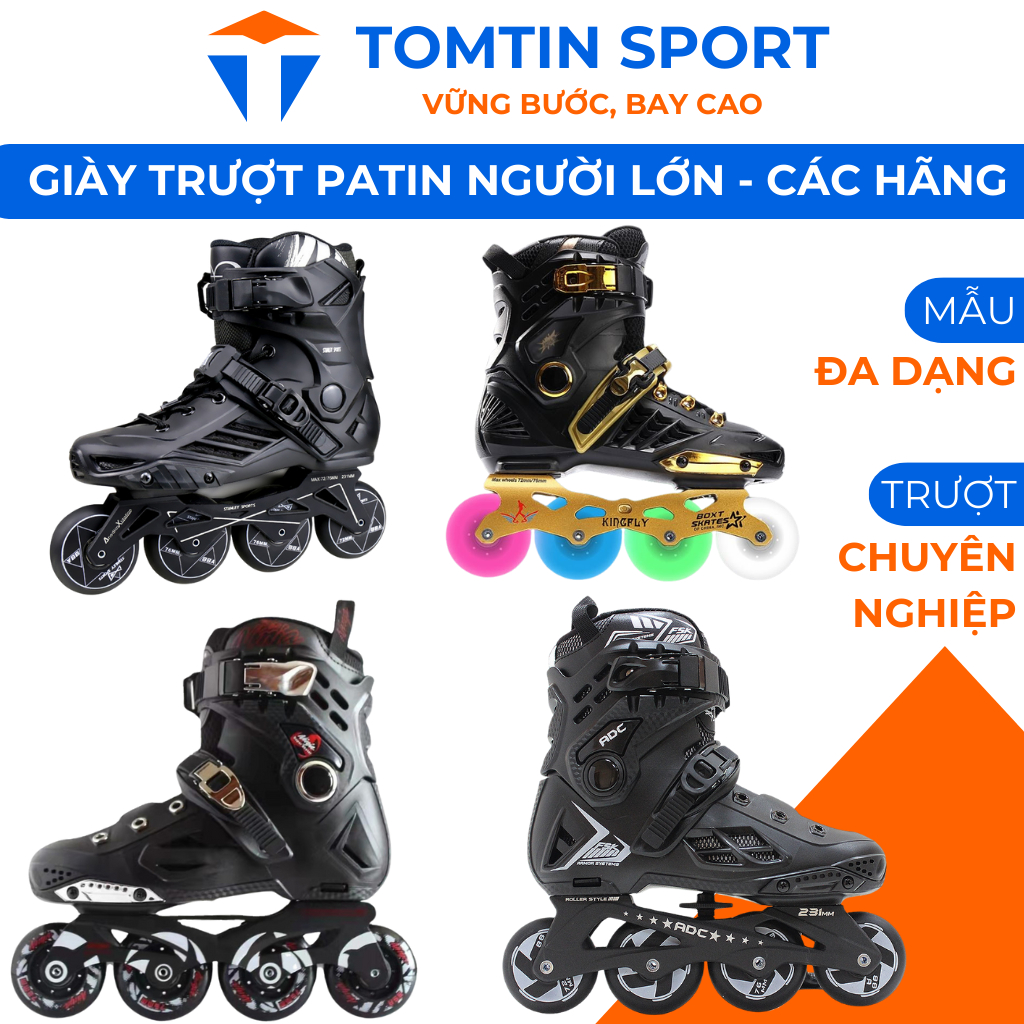 Giày trượt patin người lớn cao cấp hãng ADC, Kingfly, Munchi, Ninja ...