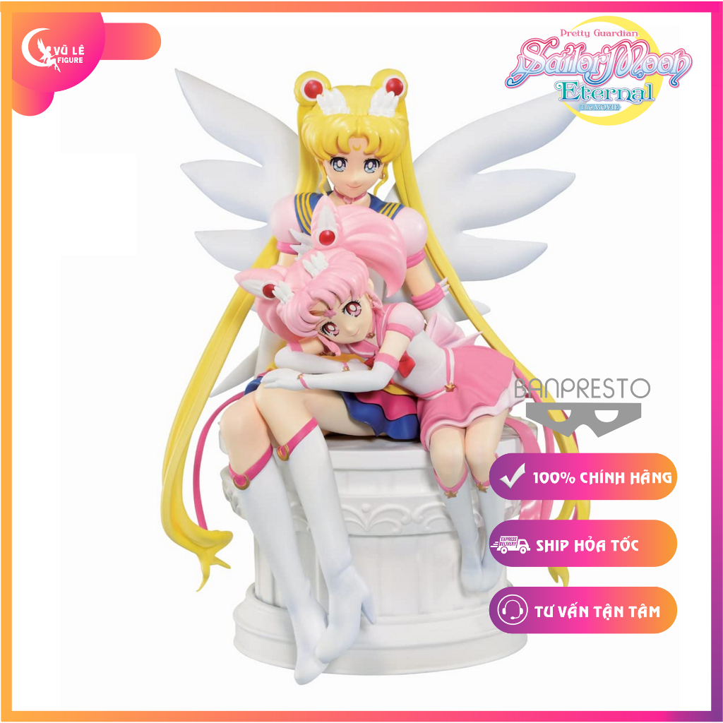 Mô hình Eternal Sailor Moon & Eternal Sailor Chibi Moon chính hãng ...