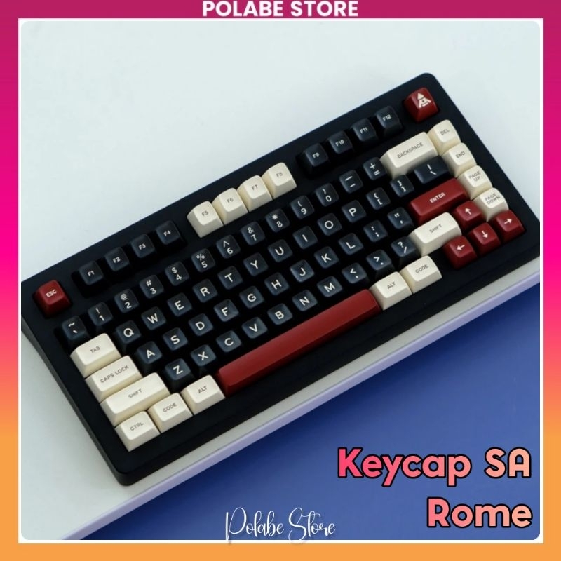 Keycap SA Rome QXA Profile bàn phím cơ Polabe Store Keycap Daye Aifei ...