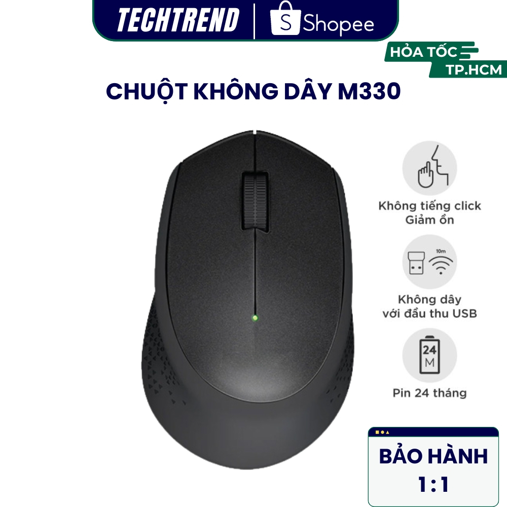 Chuột Máy Tính Văn Phòng M330 Silent OEM Bản Mới, Chuột Không Dây Siêu ...