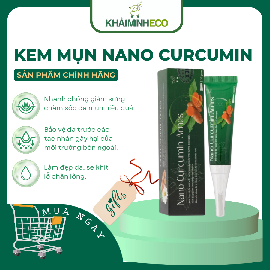 Kem mụn Nano Curcumin Acnes - Chiết xuất thiên nhiên - Dùng cho cả ...