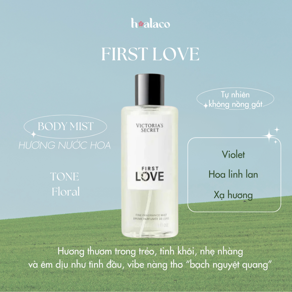 [250ML] XỊT THƠM TOÀN THÂN LUXURY FIRST LOVE - BODY MIST Victoria’s ...