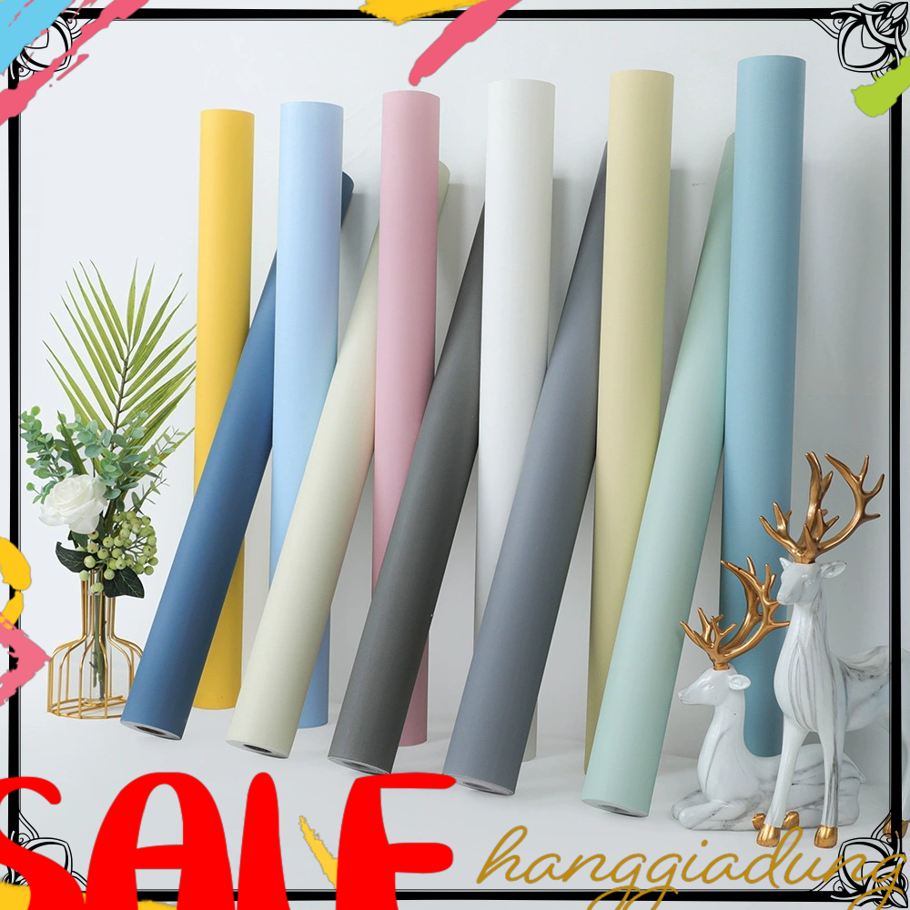 Giấy dán tường G06 khổ rộng 45cm x 5m dài nhiều mẫu một màu - ô kẻ ...