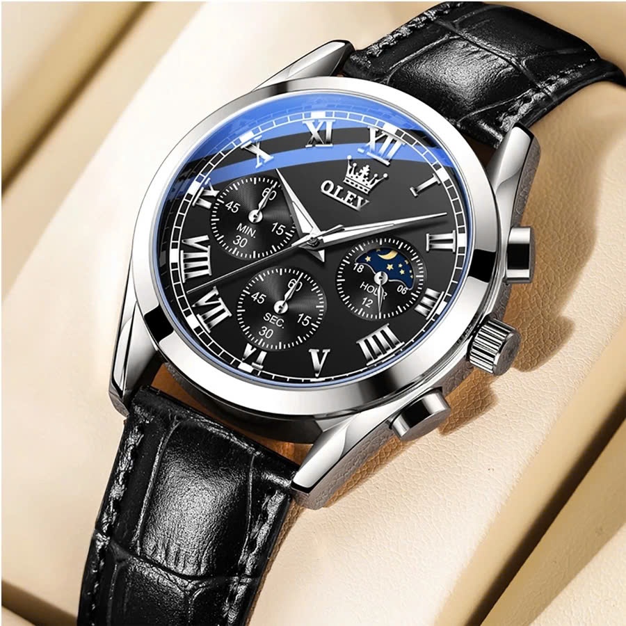 Đồng hồ Nam Chính Hãng GAGAY 2871 Lịch chuyển động, thạch anh, mặt số ...