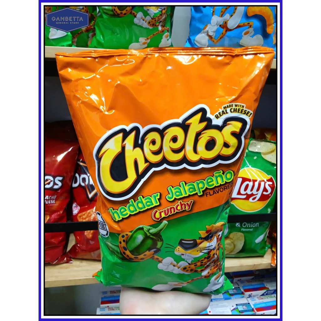 Bánh Snack Cheetos Cheddar Jalapeno Crunchy 8oz | Shopee Việt Nam