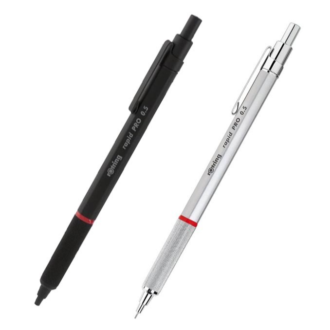 Rotring Rapid Pro 0.5mm Màu đen / Bạc Japan Stationery | Shopee Việt Nam