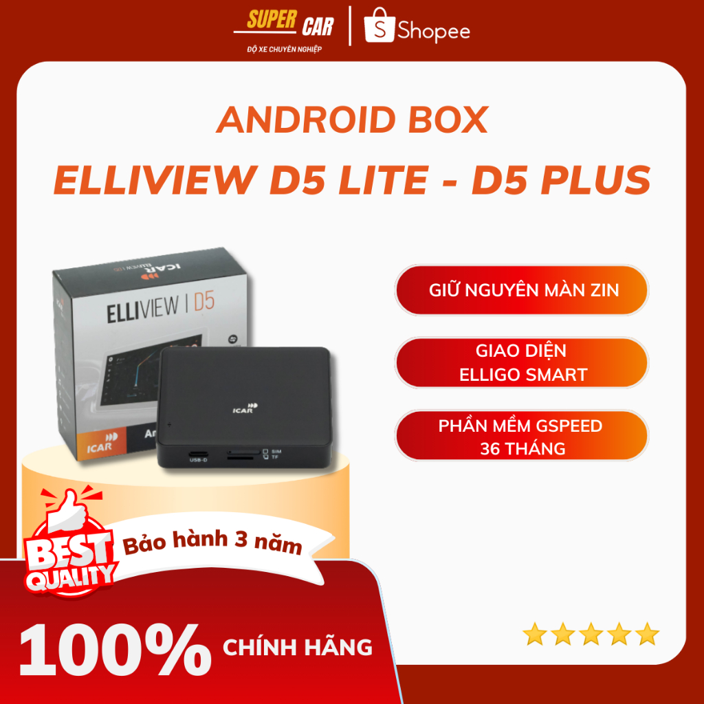 Android Box ICAR Elliview D5/ D5 Pre/ D5VF/ D5PVF Android Box Cho Ô Tô ...