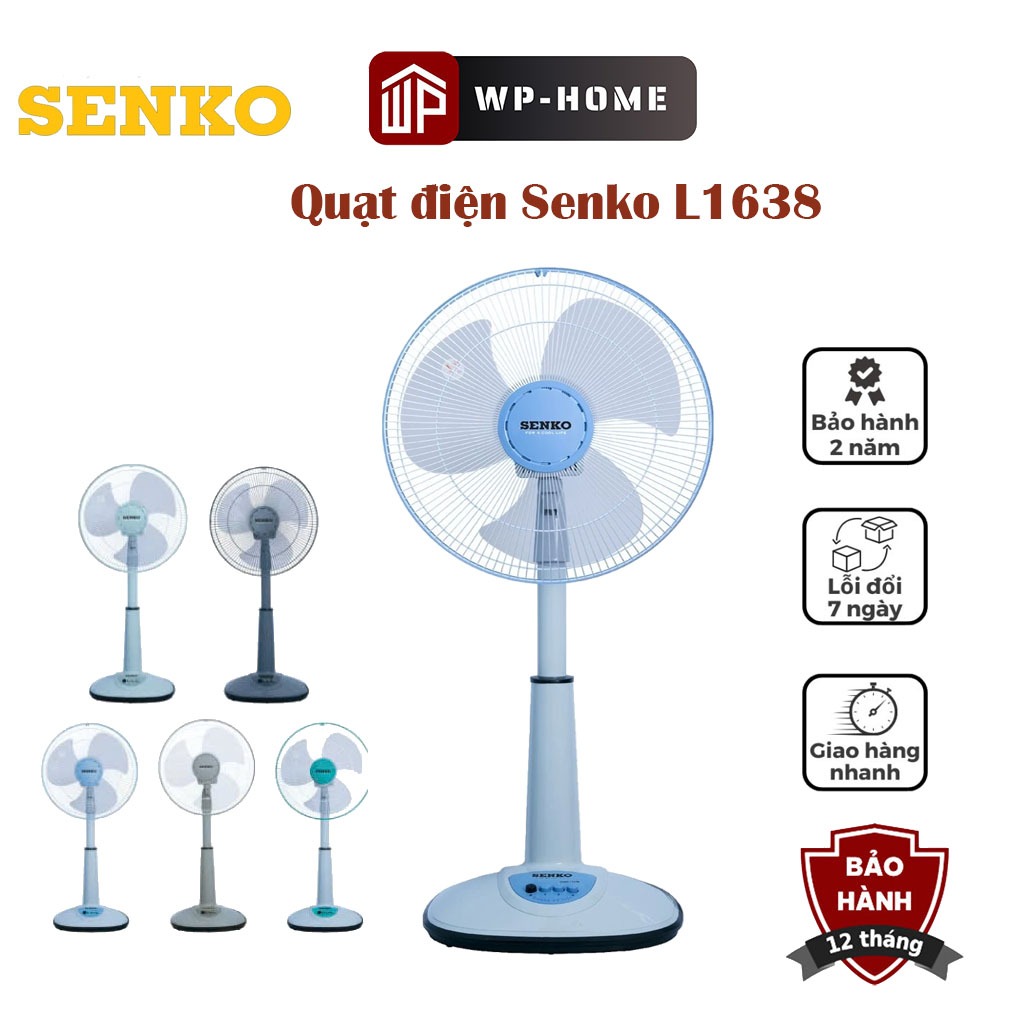 Quạt Điện Đứng Senko L1638 Với 5 Màu Sắc, Giao Màu Ngẫu Nhiên | Shopee ...