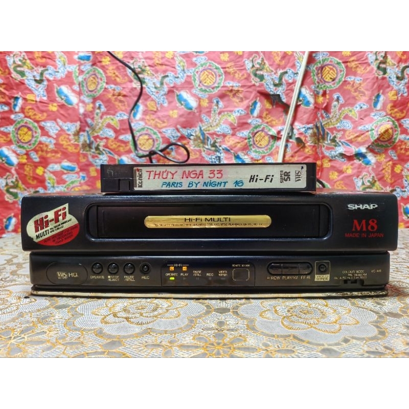 Đầu máy VCR băng VHS HIFI SHARP VC-M8/điện 220v | Shopee Việt Nam