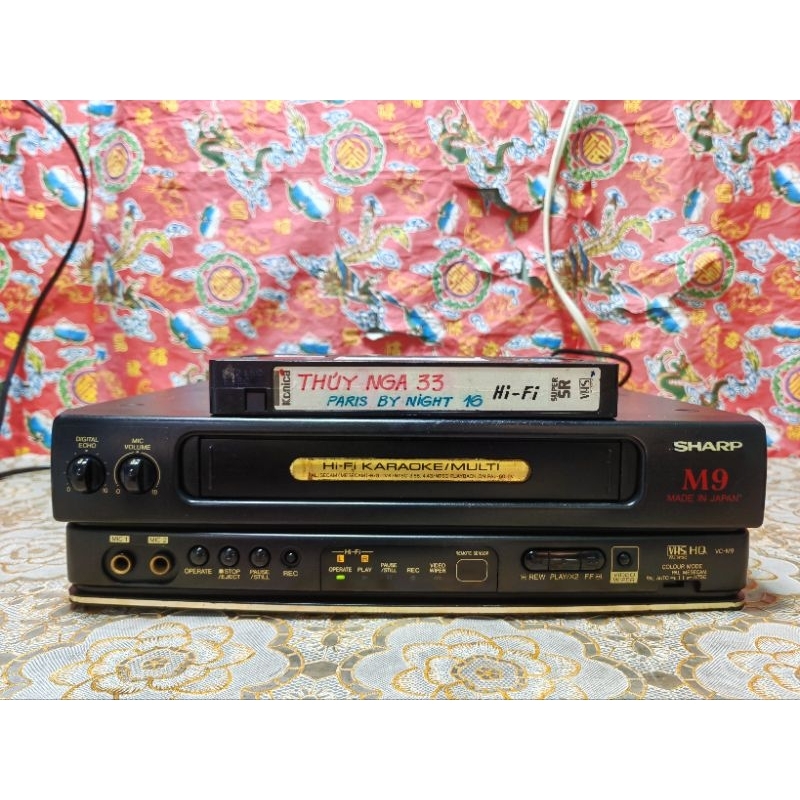 Đầu máy VCR băng VHS SHARP VC-M9E/điện 220v | Shopee Việt Nam