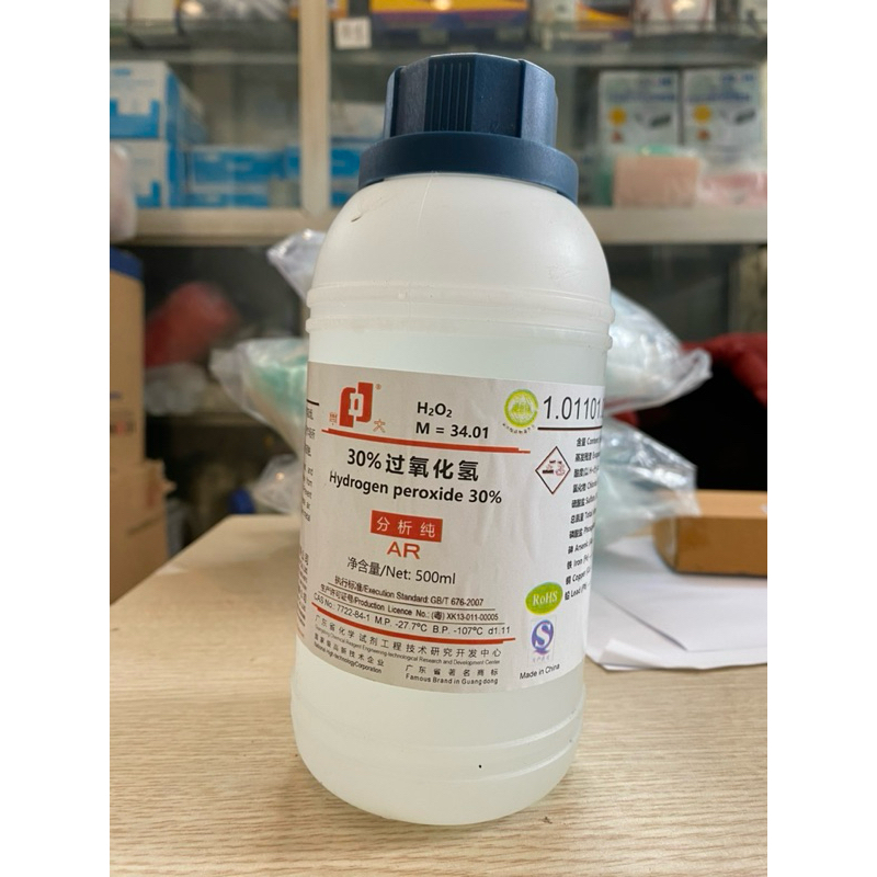 Hang mới 2025 -Oxy già Hydrogen peroxide H2O2 30% tinh khiết 500ml ...
