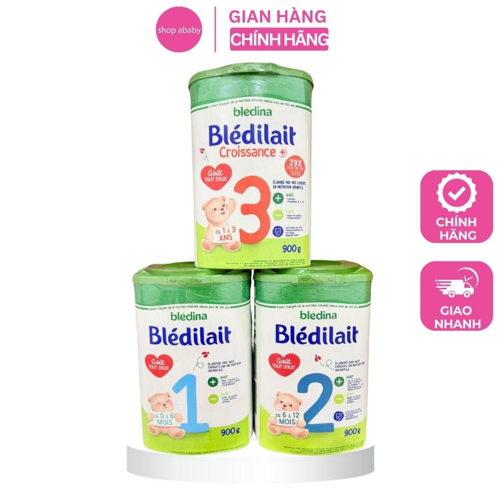 Sữa Công Thức Bledilait Pháp Hộp 900g Pháp tem phụ đầy đủ | Shopee Việt Nam