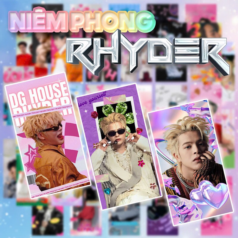 Set 50 Sticker Niêm Phong Rhyder Đồ Gói Card | Shopee Việt Nam