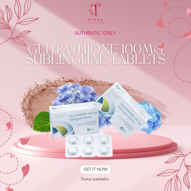 [Bản Thái Lan] Viên Ngậm Trắng Da Glutathione 100mg Sublingual Tablets ...