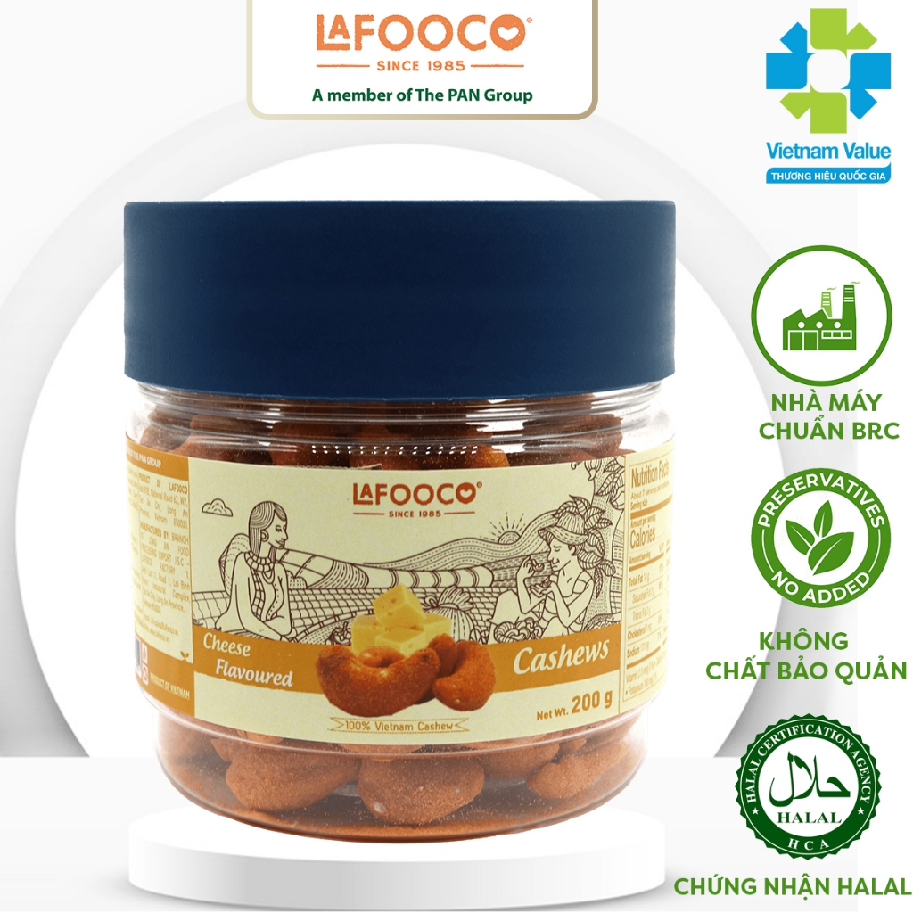 Hạt điều vị phô mai LAFOOCO Cheese Flavoured Cashews | Shopee Việt Nam
