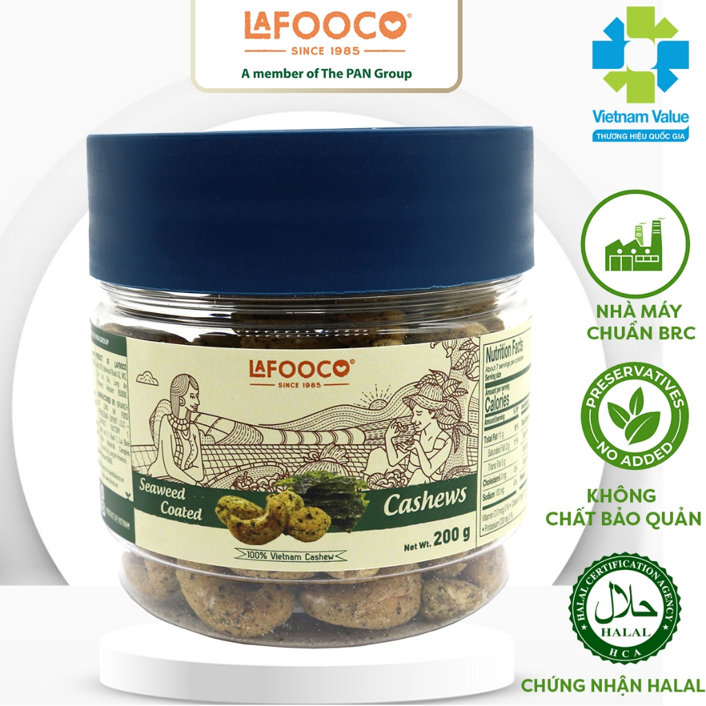 Hạt điều rong biển LAFOOCO Seaweed Flavoured Cashews | Shopee Việt Nam