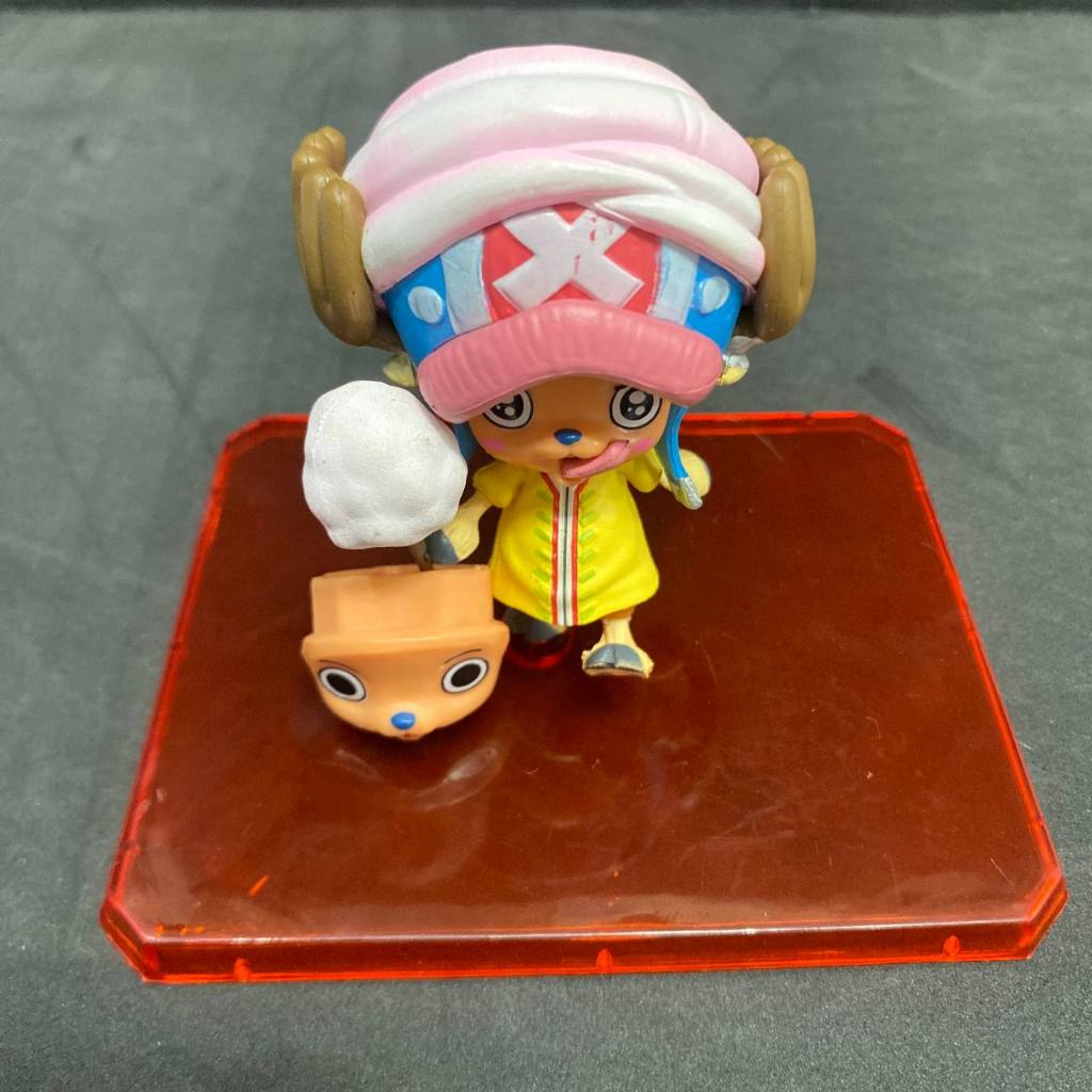 Mô hình Chopper chibi kẹo bông gòn cao 7cm - có 2 đầu thay thế - có hộp ...